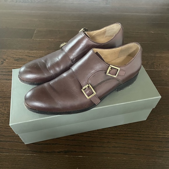 Neiman Marcus | Shoes | Neiman Marcus Brown Double Monk Strap Shoes ...